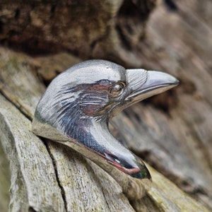 Eric the Crow Ring Bird Ring Large Animal Ring Raven Corvus Corvidae ...