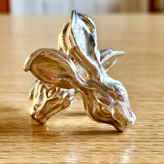 Hare Cufflinks Sterling Silver Handmade - Etsy UK