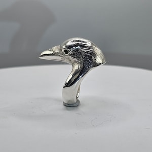 Eric the Crow Ring Bird Ring Large Animal Ring Raven Corvus Corvidae ...