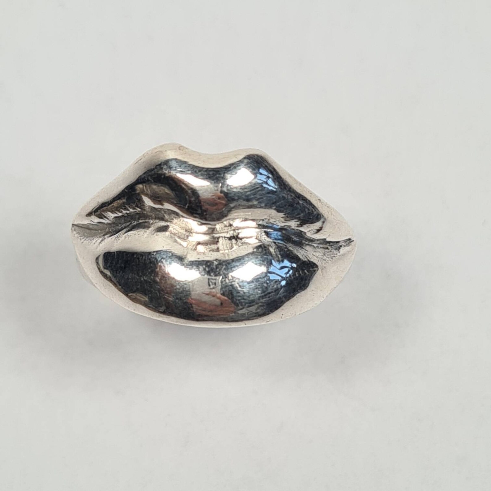 Lips Ring Sterling Silver Handmade Unusual - Etsy