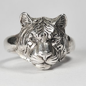 Tiger X Dragon Handmade Silver 925 Ring Yin Yang of Modern Tiger X Dragon Handmade Silver 925 Ring Yin Yang of Modern