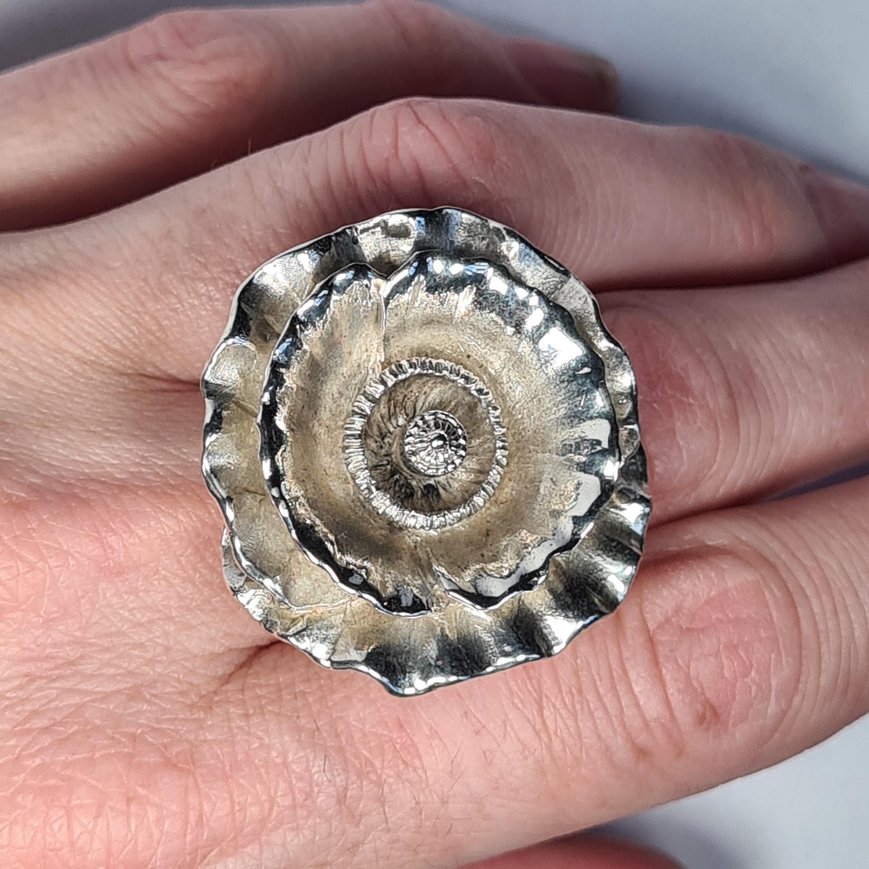 Poppy Ring Sterling Silver Handmade - Etsy