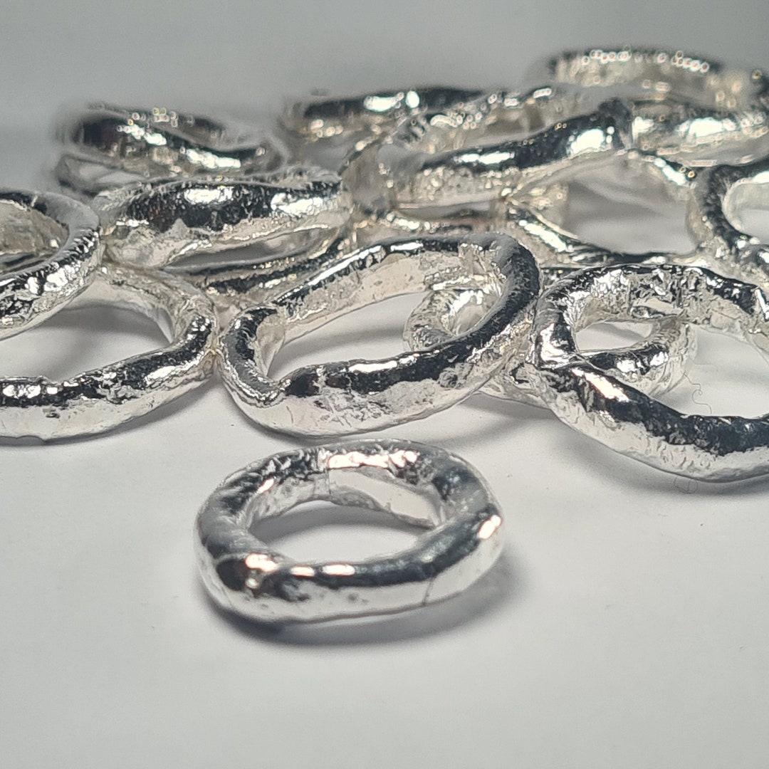 Sterling Silver Wrought Ring - Etsy