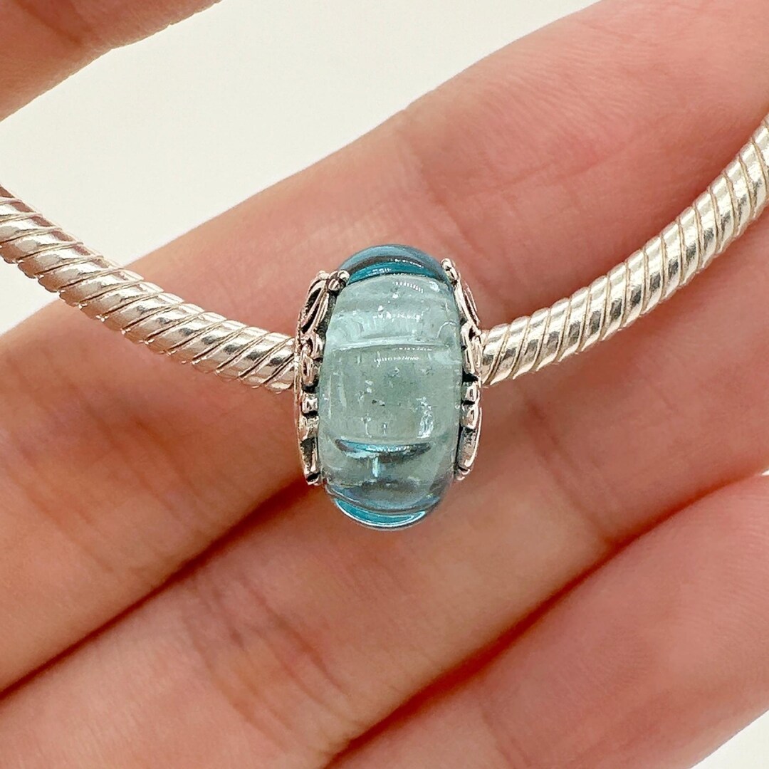 Cinderella Murano Glass Charmsilver Charmcharm for Bracelet - Etsy