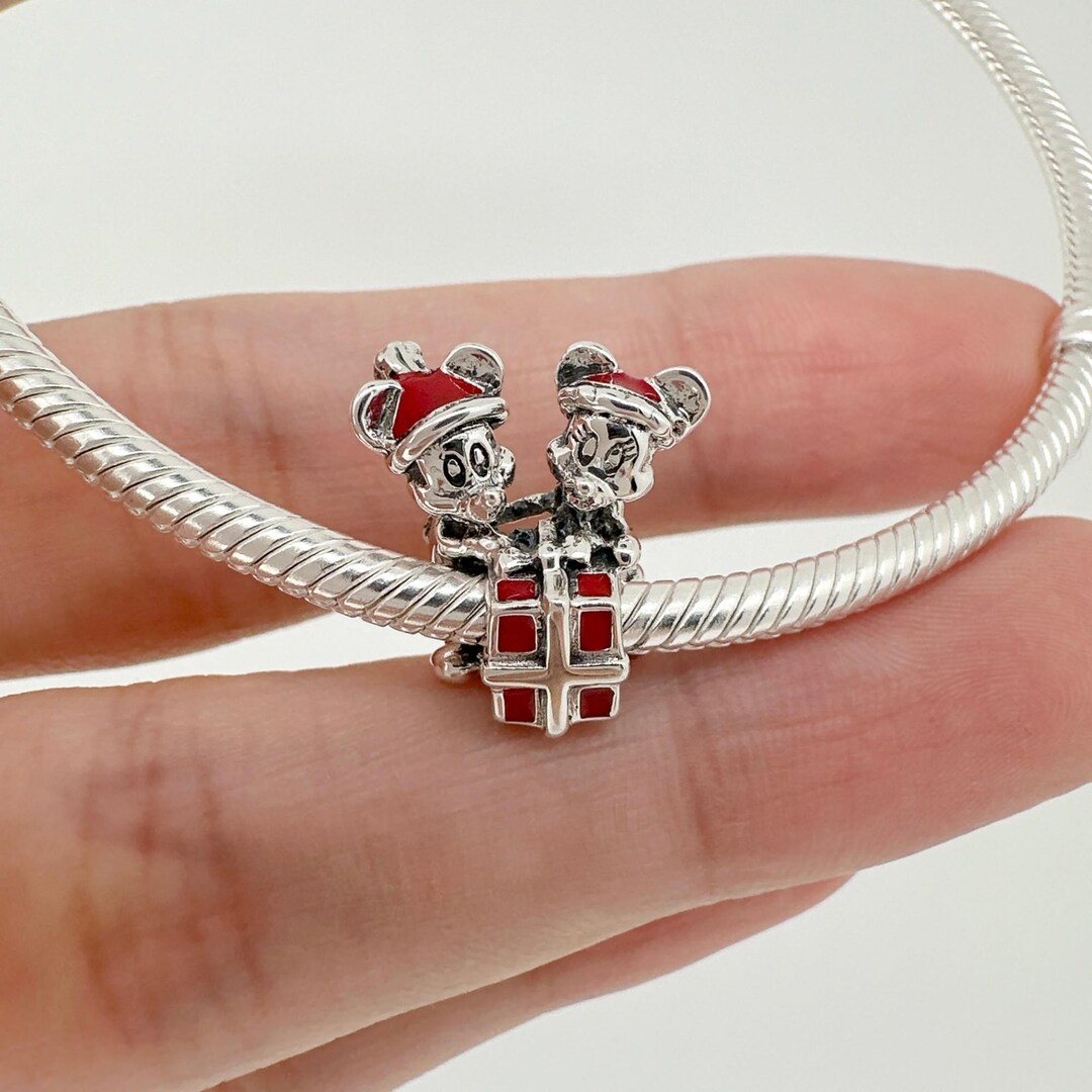 Disney Mickey Mouse and Minnie Mouse Present Charmbracelet Charmcharm ...