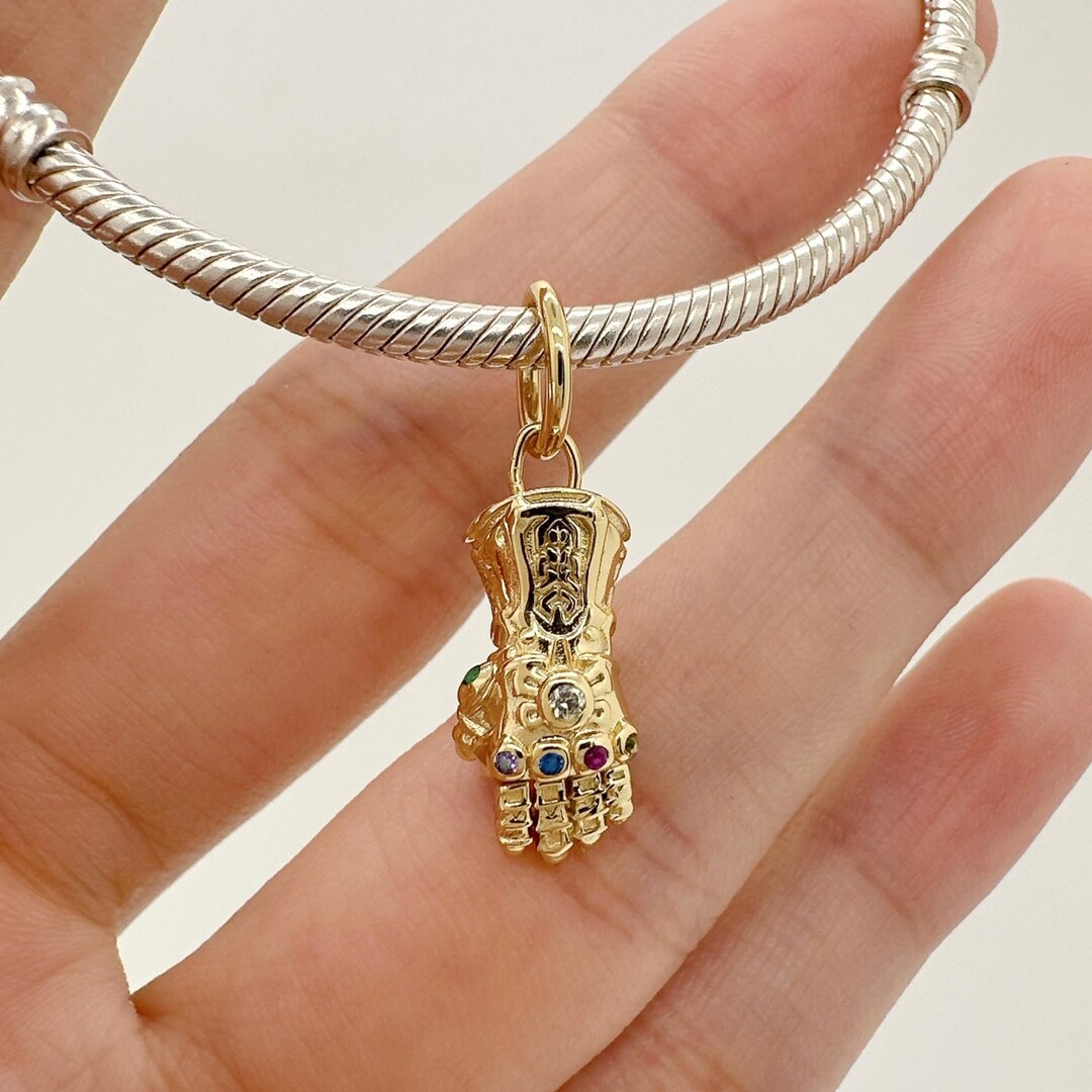 Marvel the Avengers Infinity Gauntlet Dangle Charmsilver Charmcharm for ...