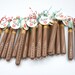CHOCOLATE Glass Tube for Christmas - Etsy