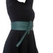 Wide Leather Wrap Obi Belt Green Leather Belt Womens - Etsy