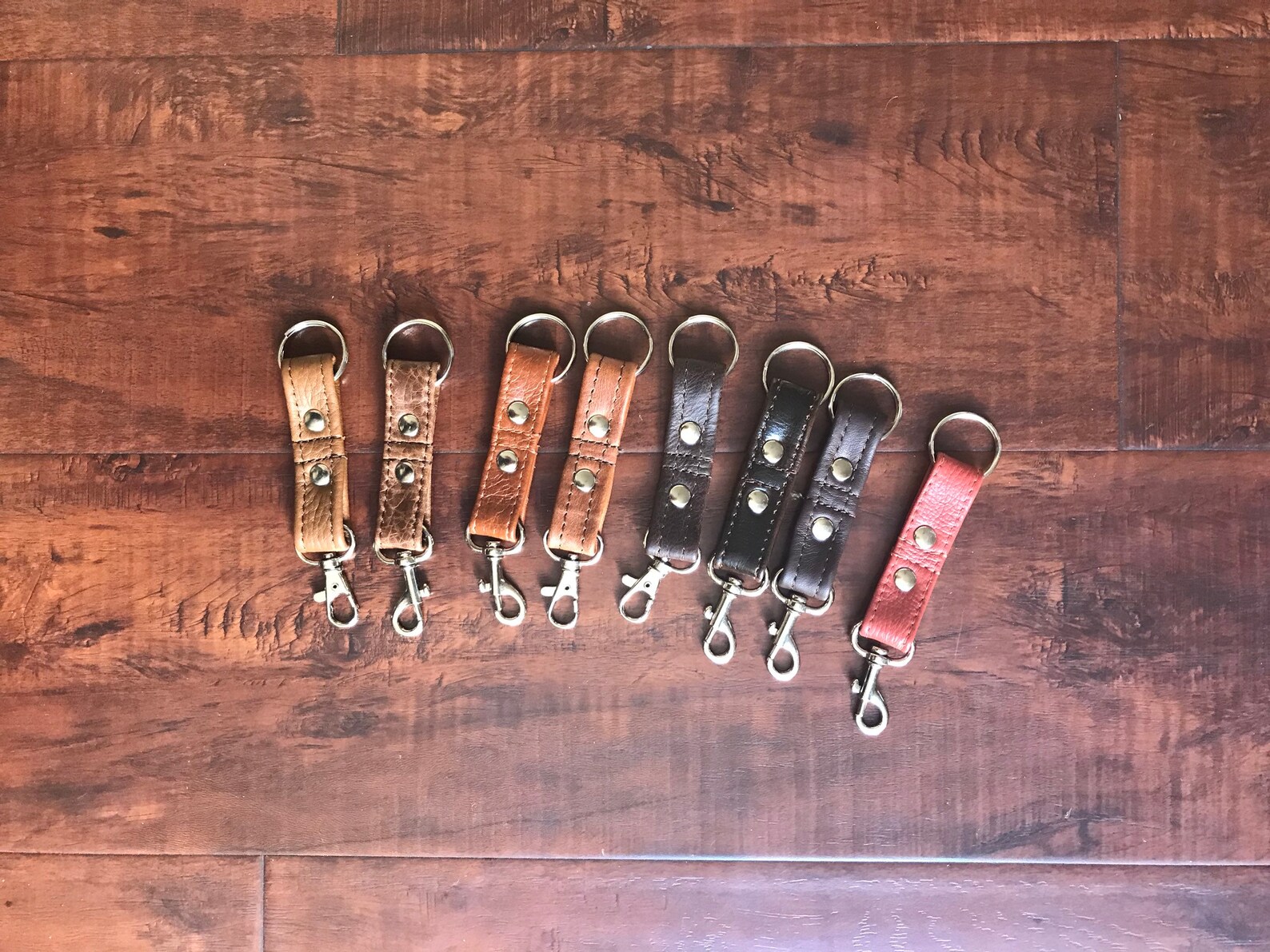 Leather Keychain Leather Key Chain Holder Handmade Key - Etsy