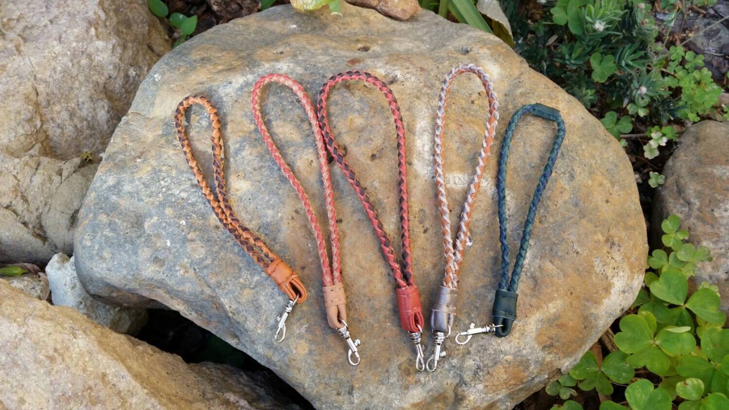 Leather Keychain Leather Wrist Strap Key Chain Leather | Etsy