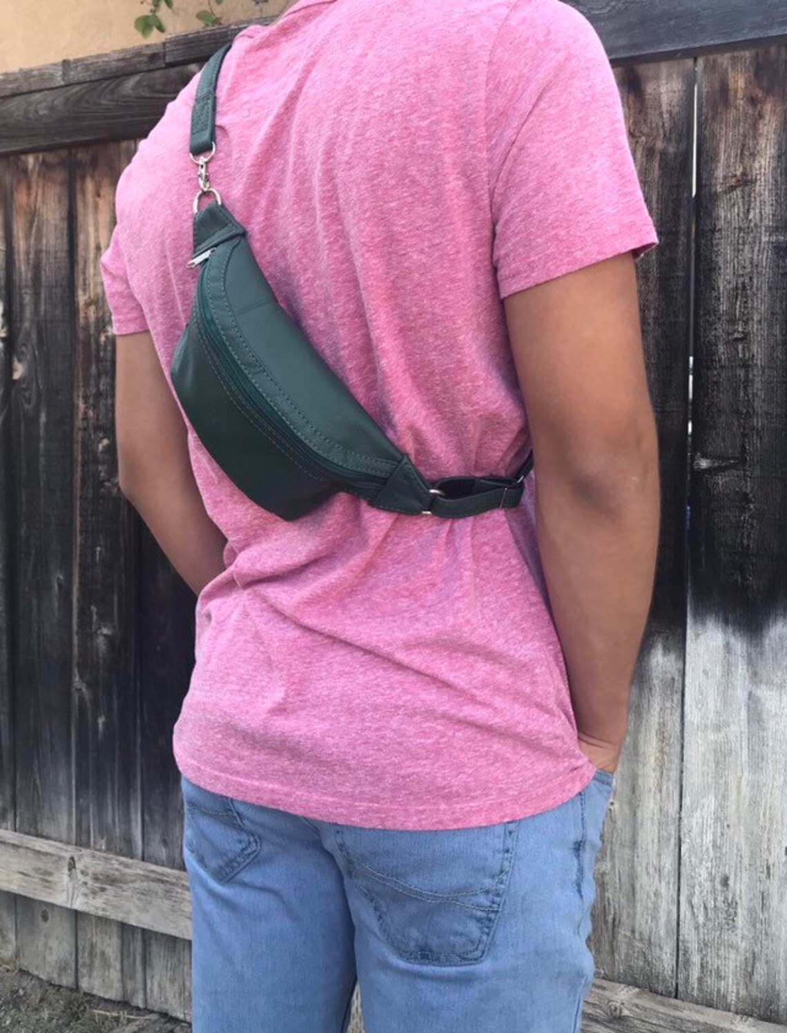 Leather Cross body Fanny Pack Pouch Classic and Stylish Hip | Etsy