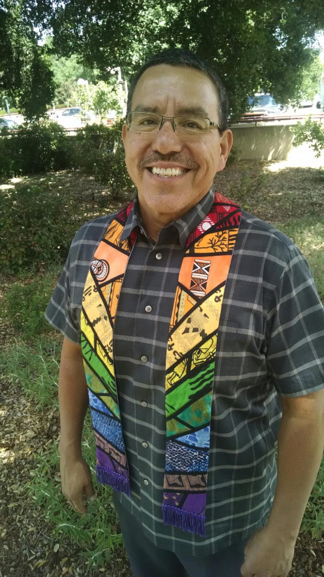 Chaplain's Visitation Stole - Rainbow Stained Glass - Etsy