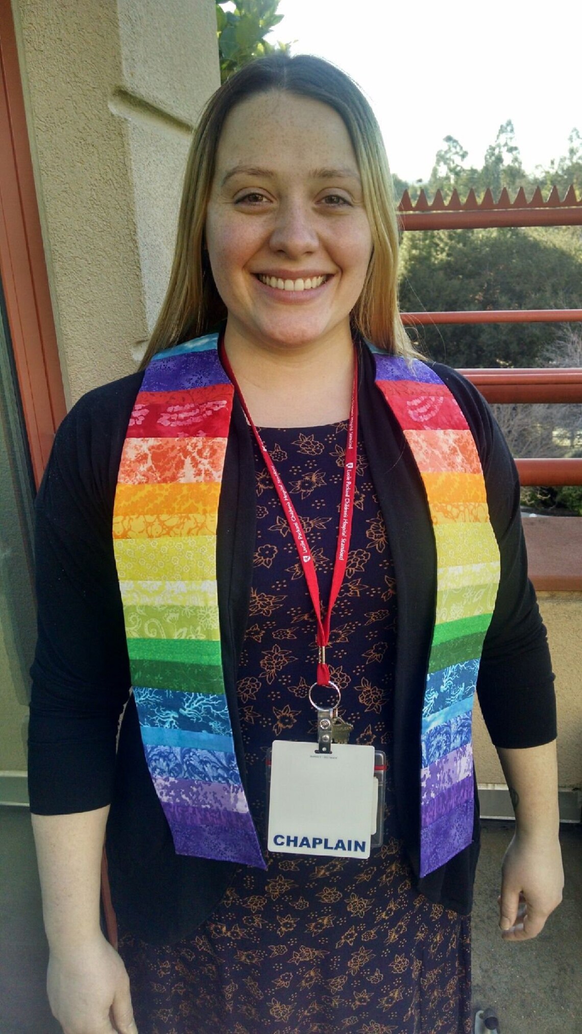 Chaplain's Visitation Stole - Rainbow Prints - Etsy