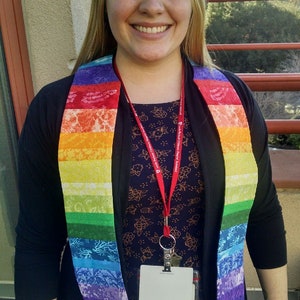Chaplain's Visitation Stole - Rainbow Prints - Etsy