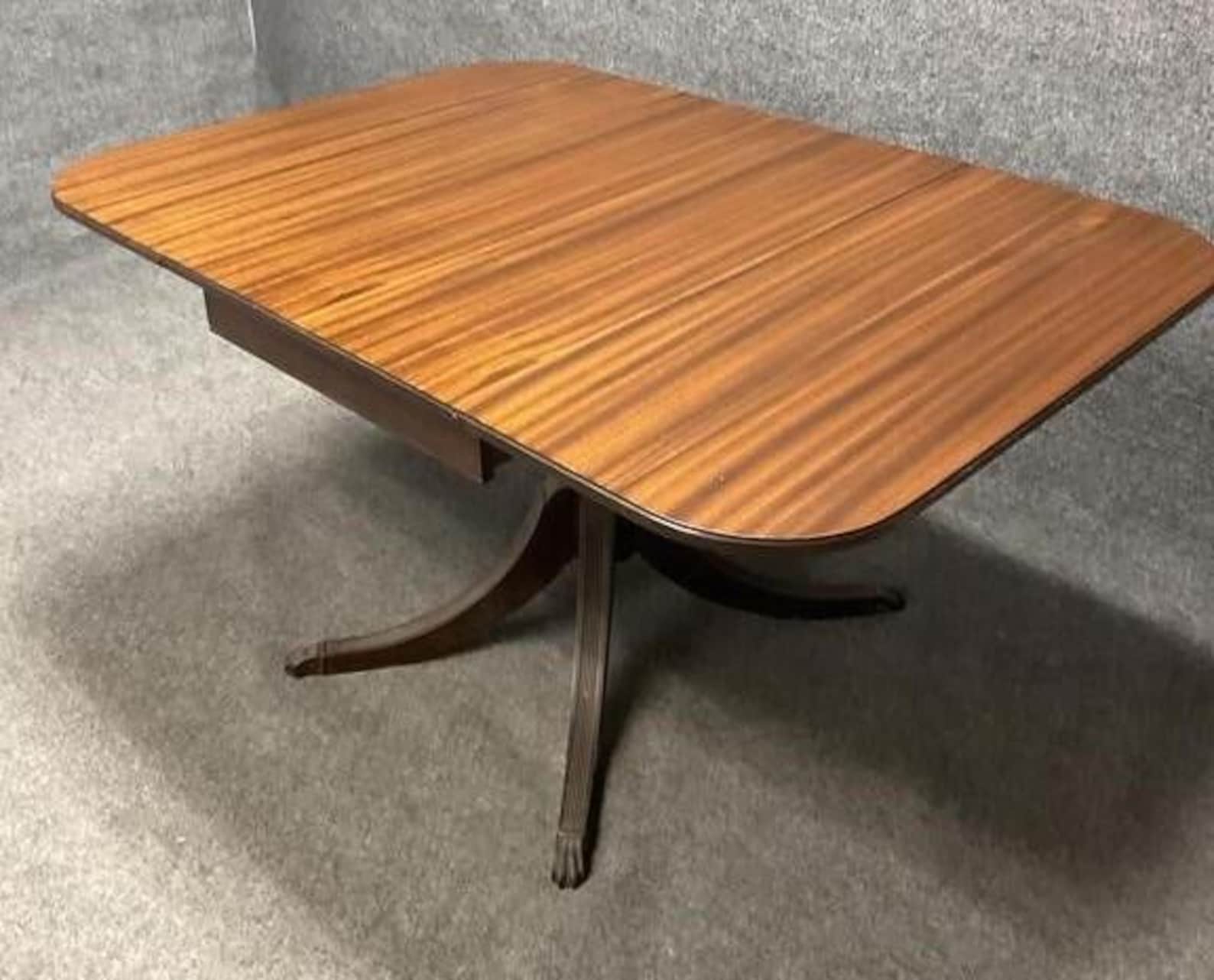 Antique Brandt Duncan Phyfe Style Mahogany Drop Leaf Dining Room ...