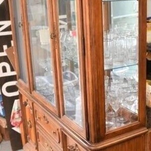 Vintage Stanley Furniture Company China Cabinet, 1980s - FREE SHIPPING ...