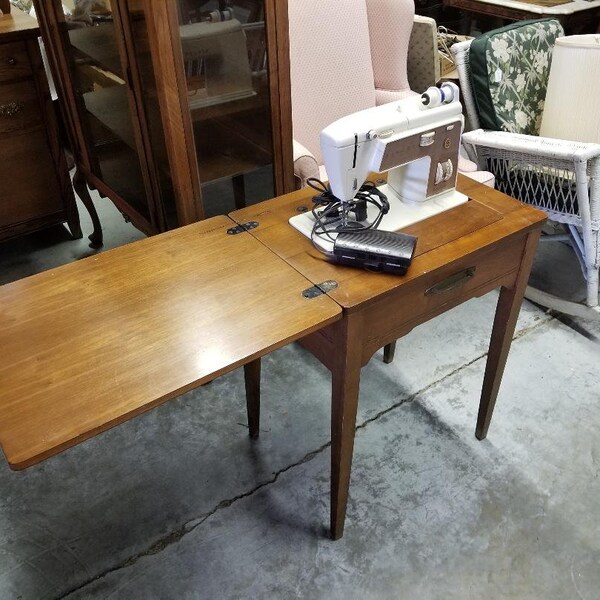 Singer Sewing Machine Cabinet - Etsy
