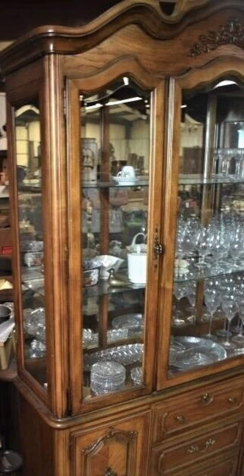 Vintage Stanley Furniture Company China Cabinet, 1980s - FREE SHIPPING ...