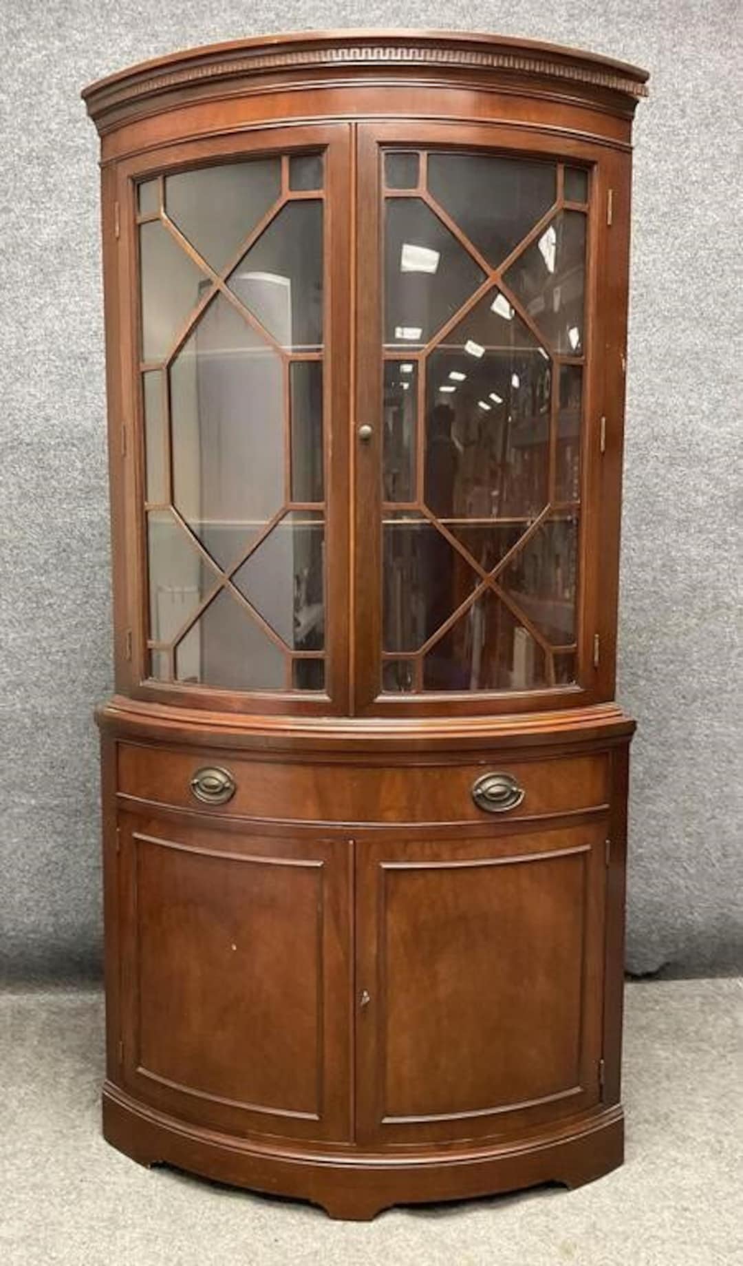 Drexel mahogany china cabinet store