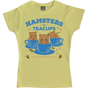 Hamster T-shirt - Hamsters in Teacups - Womens & Mens Clothing - Cute ...