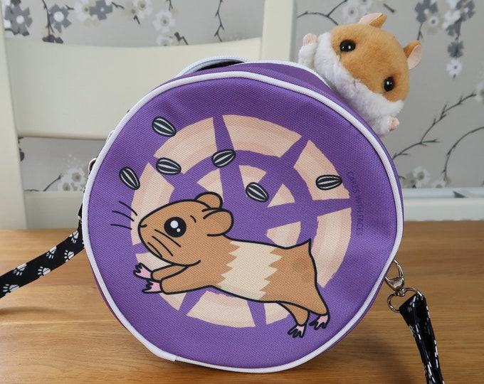 Hamster Bag ("ham-bag") - Cute, Kawaii Hamster Shoulder Bag - Round ...