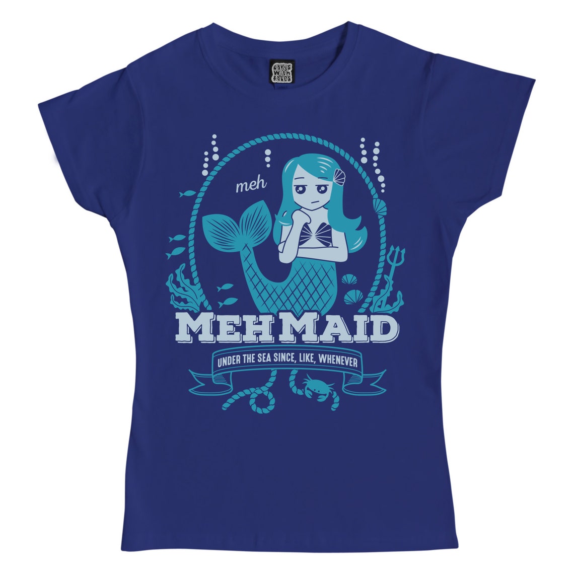 Mermaid T-Shirt Mehmaid Ladies & Mens Mermaid T-Shirt | Etsy