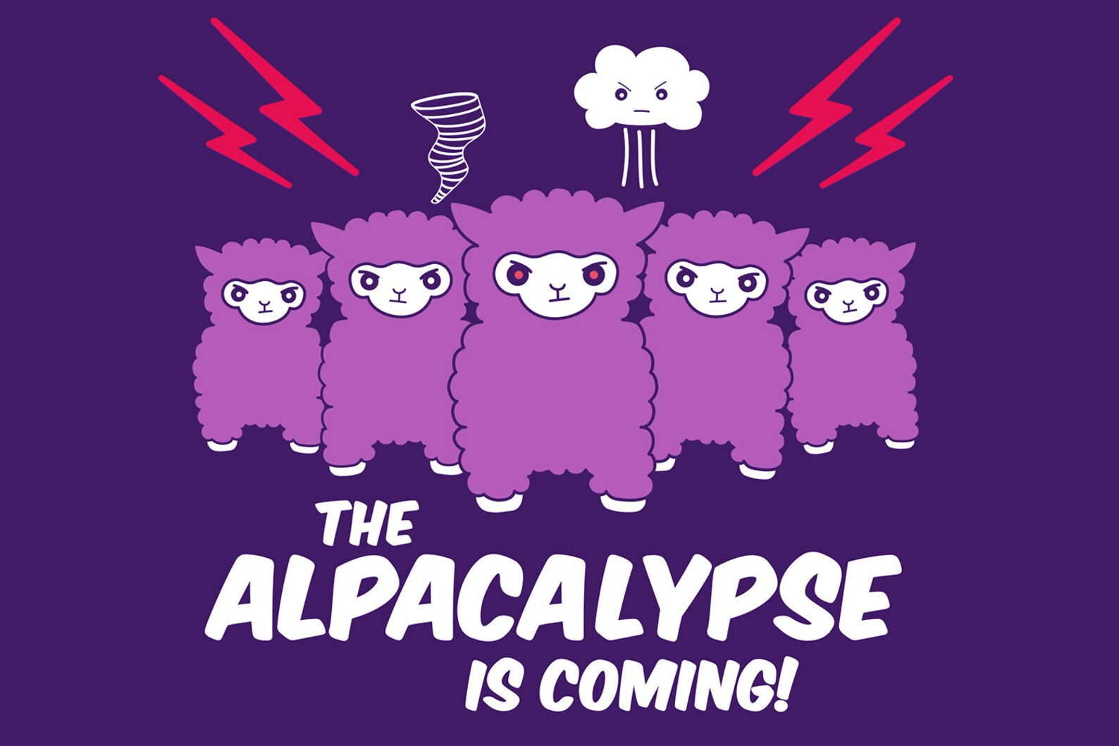 Alpacalypse Alpaca T-shirt Womens / Mens Clothing Funny - Etsy