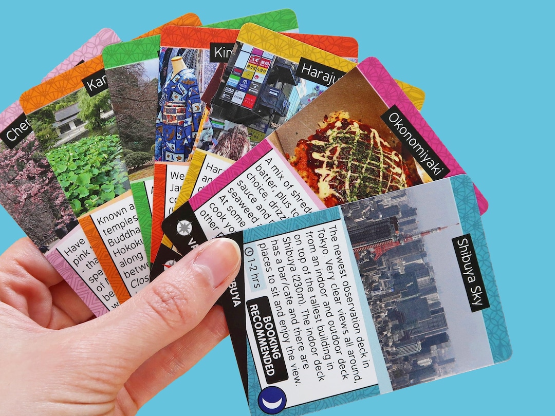 Japan Trip Planning Deck Tokyo Holiday Planner Japan Trip Gift