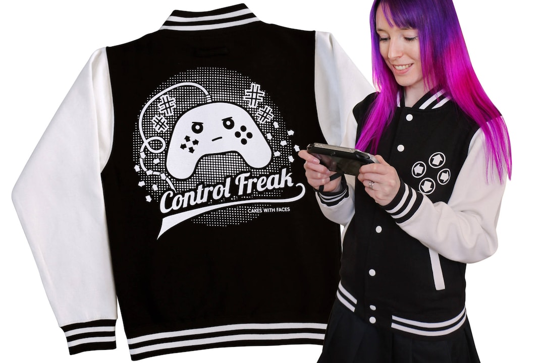 Varsity Jacket: "control Freak" for Men & Women - Gift for Gamers ...