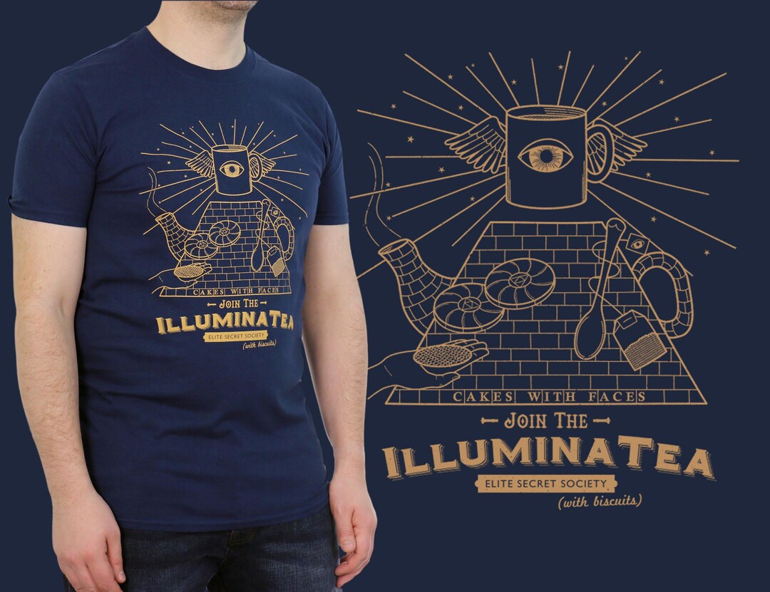 ILLUMINATEA Illuminati T-shirt - Funny T-shirts for Men - Womens ...