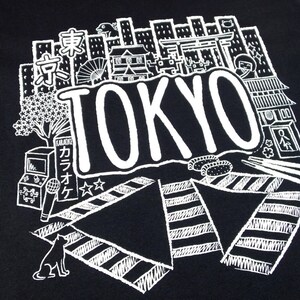 Tokyo Vest - Womens Vest Top - Black Tank Top - Ladies Japanese ...