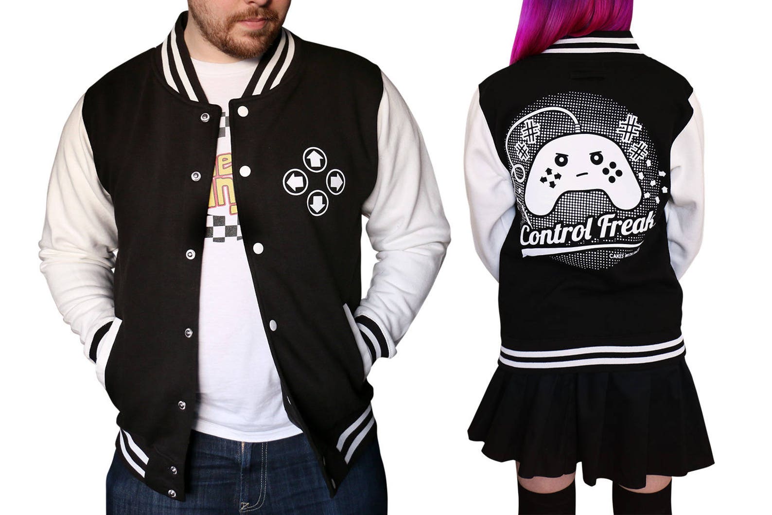 Varsity Jacket: control Freak for Men & Women - Etsy