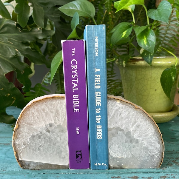 Agate Bookends - Etsy