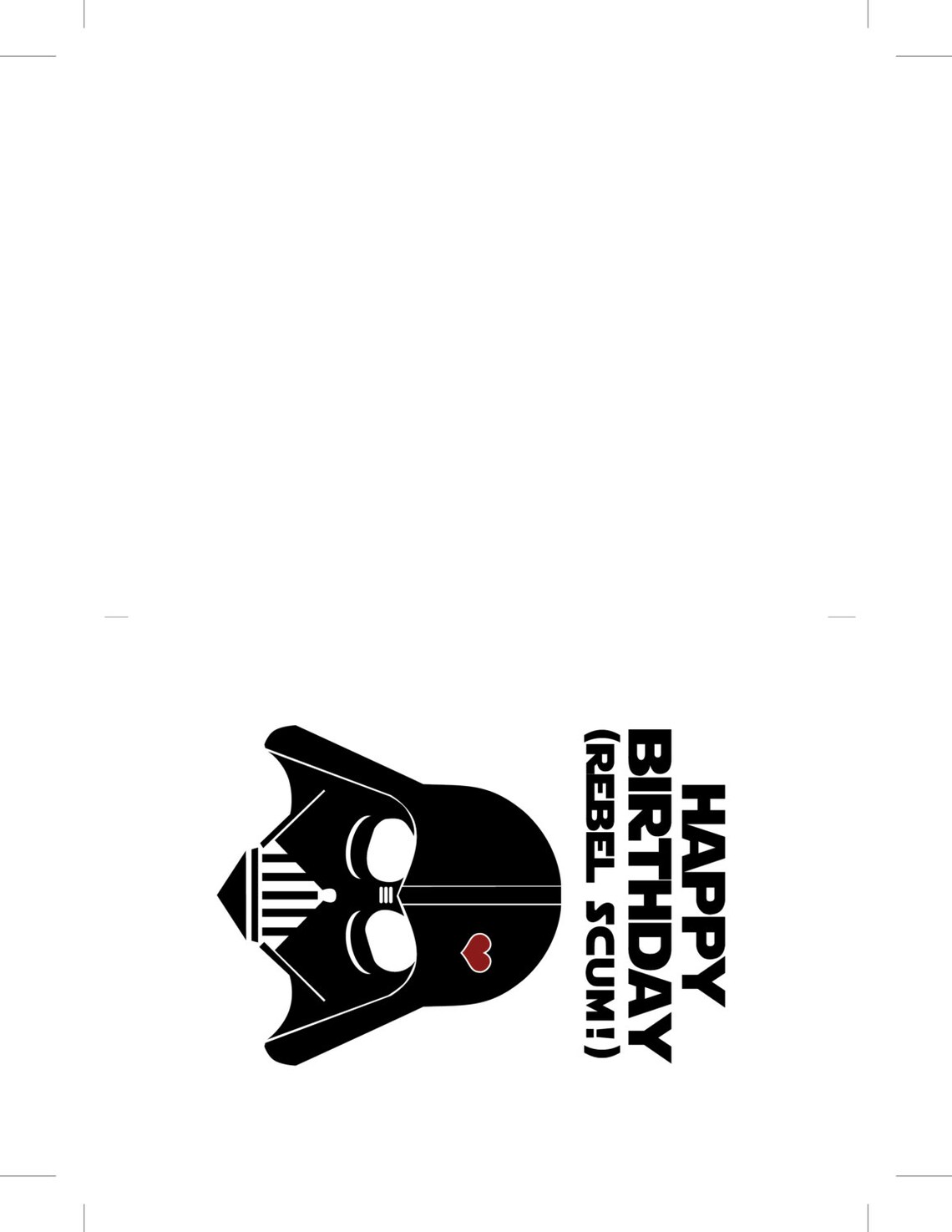 Star Wars Funny Birthday Card DIY Printable - Etsy