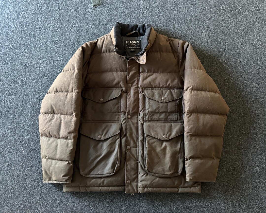 FANTASTIC Filson Down Cruiser Jacket in Dark Tan Sz. L. reproofed and ...