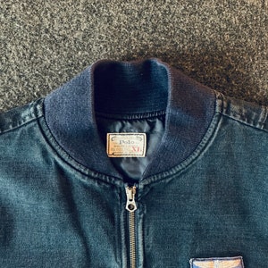 RARE Vintage Polo Ralph Lauren AUTHENTIC DUNGAREES Denim Aviation ...