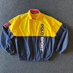 90s Polo Jacket - Etsy 90s Polo Jacket - Etsy