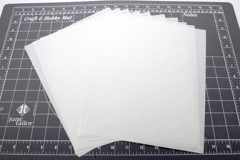 Vintage Onion Skin Paper Sheets, 8.5x11 Typewriter Pages for Collage ...