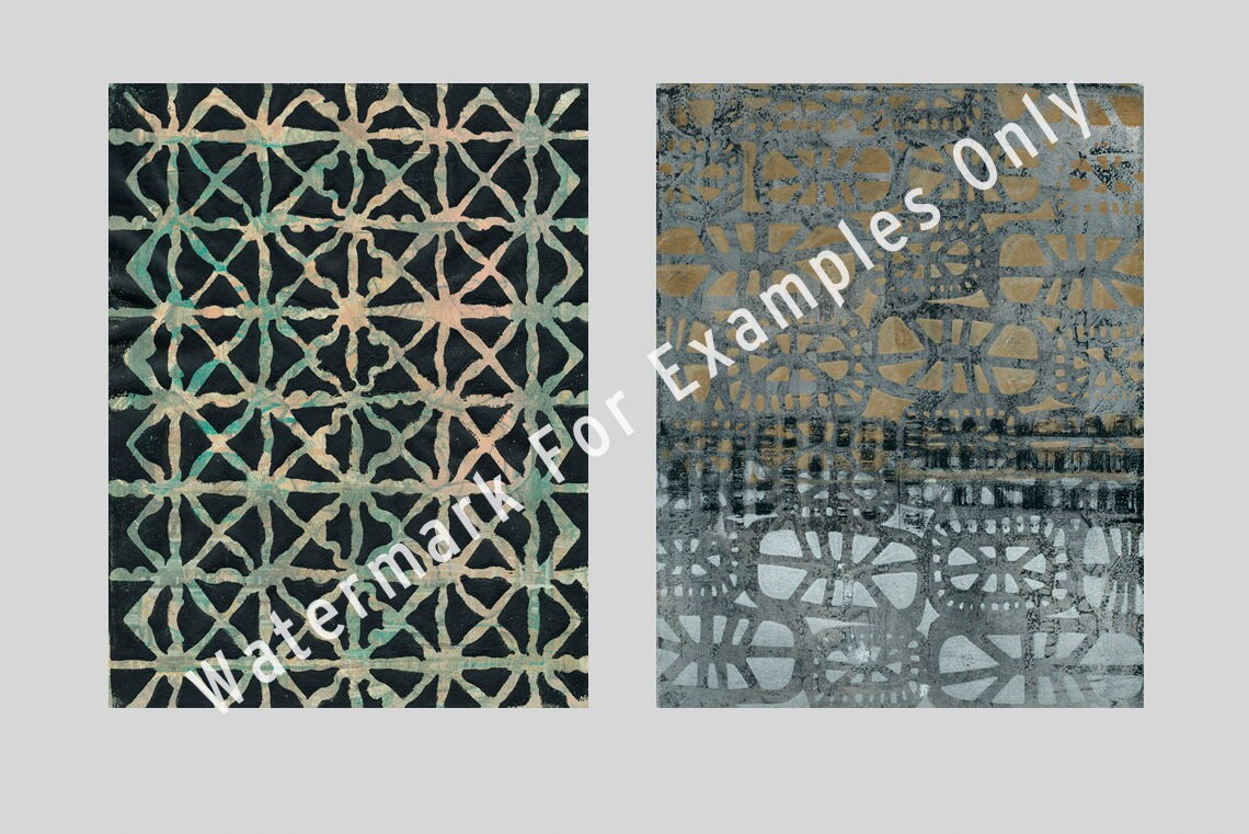 Bolder Than Bold Gelli Collage Papers, Pattern/structure/organic ...