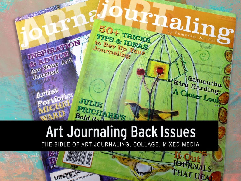 Art Journaling Back Issues | Great Inspiration for Collage, Journaling ...