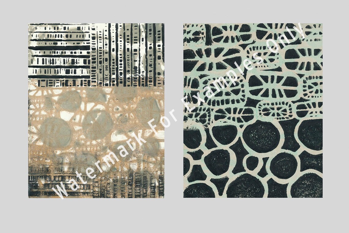 Bolder Than Bold Gelli Collage Papers, Pattern/structure/organic ...