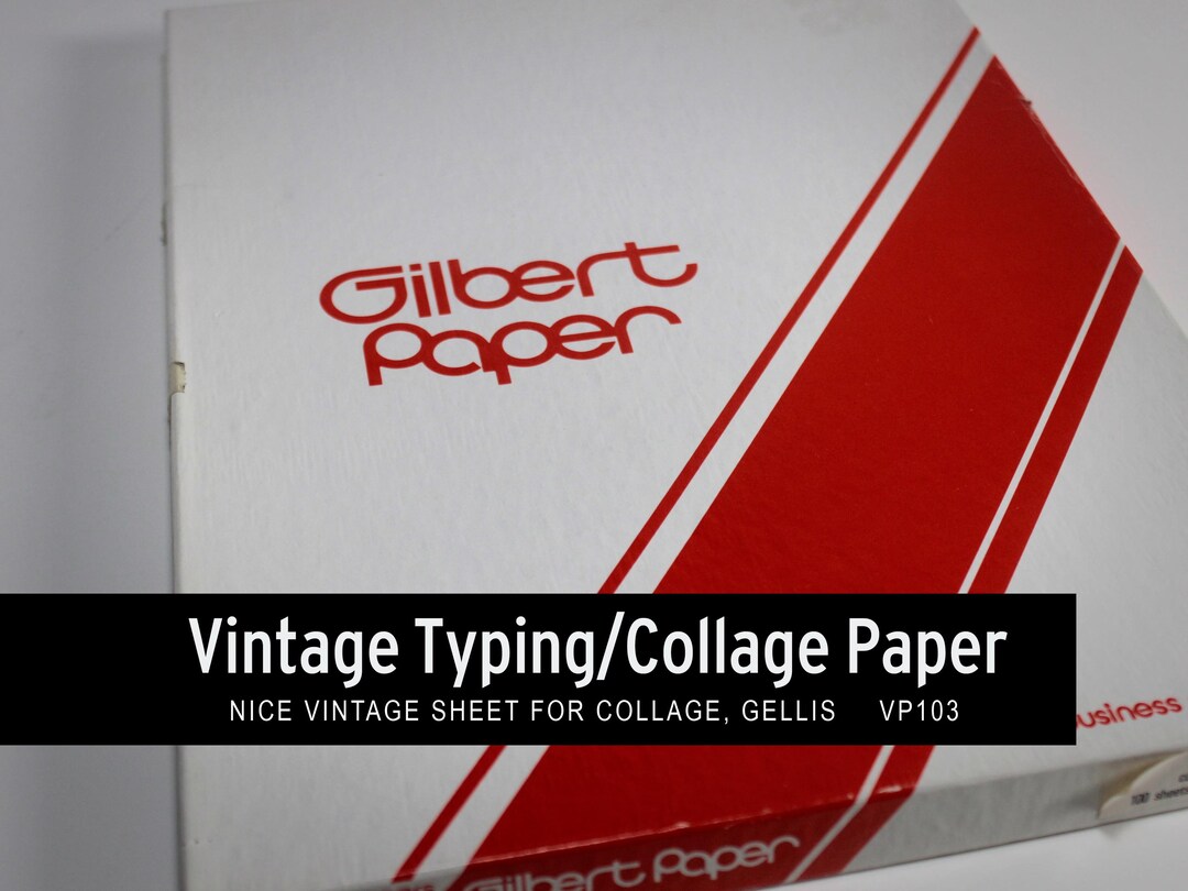 Vintage Typing Paper 10 Paks for Collage, Digital Downloads Typing ...