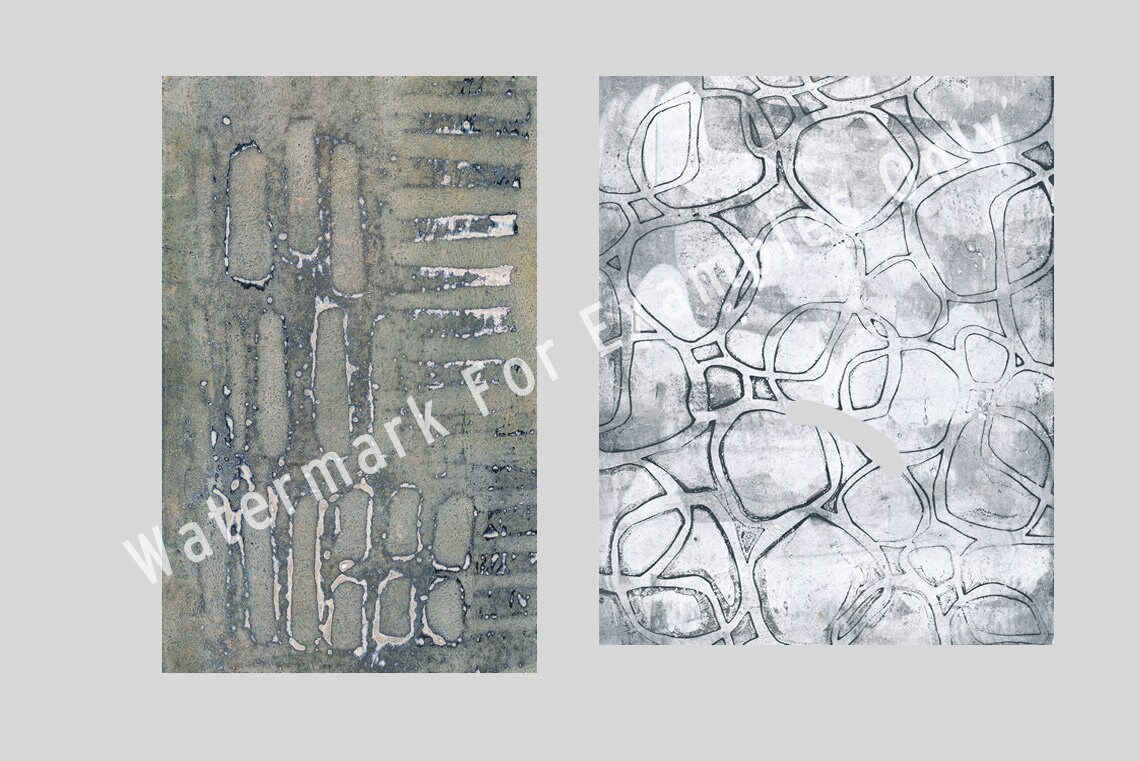 Neutral Gelli Textures Digital Papers Printable Papers - Etsy