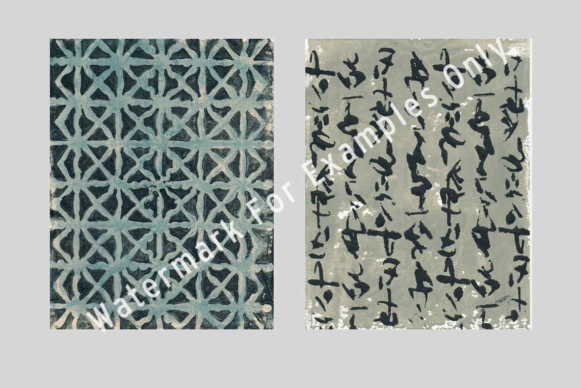 Bolder Than Bold Gelli Collage Papers, Pattern/structure/organic ...