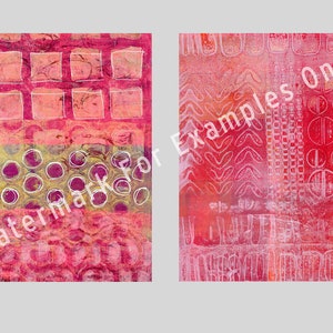 14 Citra Solv Gelli Texture Papers | Collage Mixed Media Journaling ...