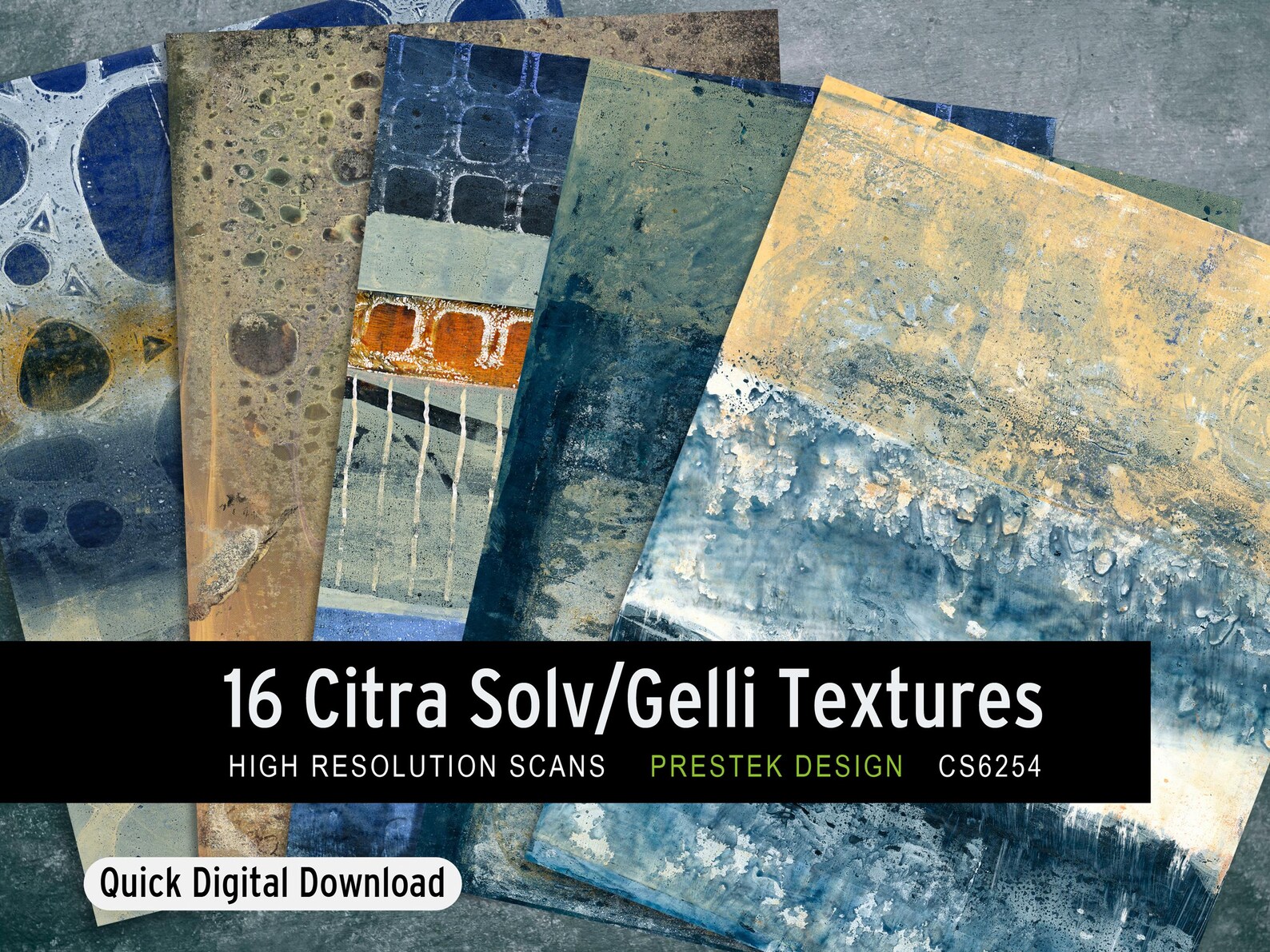 16 Citra Solv Gelli Print Textures | Collage, Mixed Media, Junk Journal ...