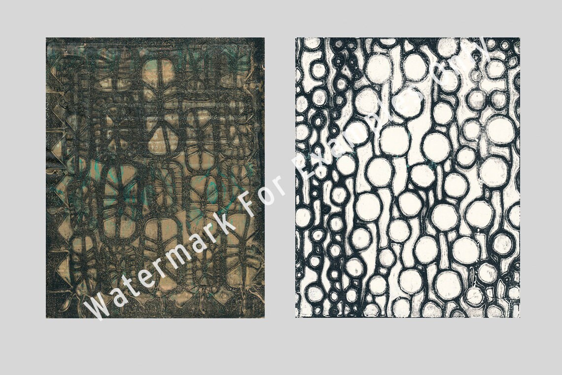 Bolder Than Bold Gelli Collage Papers, Pattern/structure/organic ...