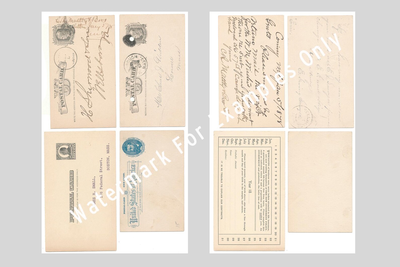 Antique Postcards & Page Heads Digital Download Ephemera Pack for ...
