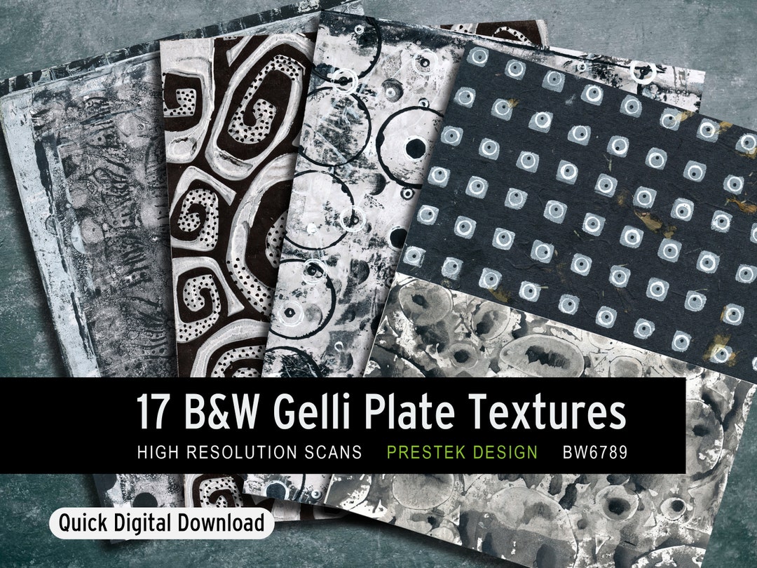 Grunge Delight Textures, Digital Printable Paper Collection for Collage ...