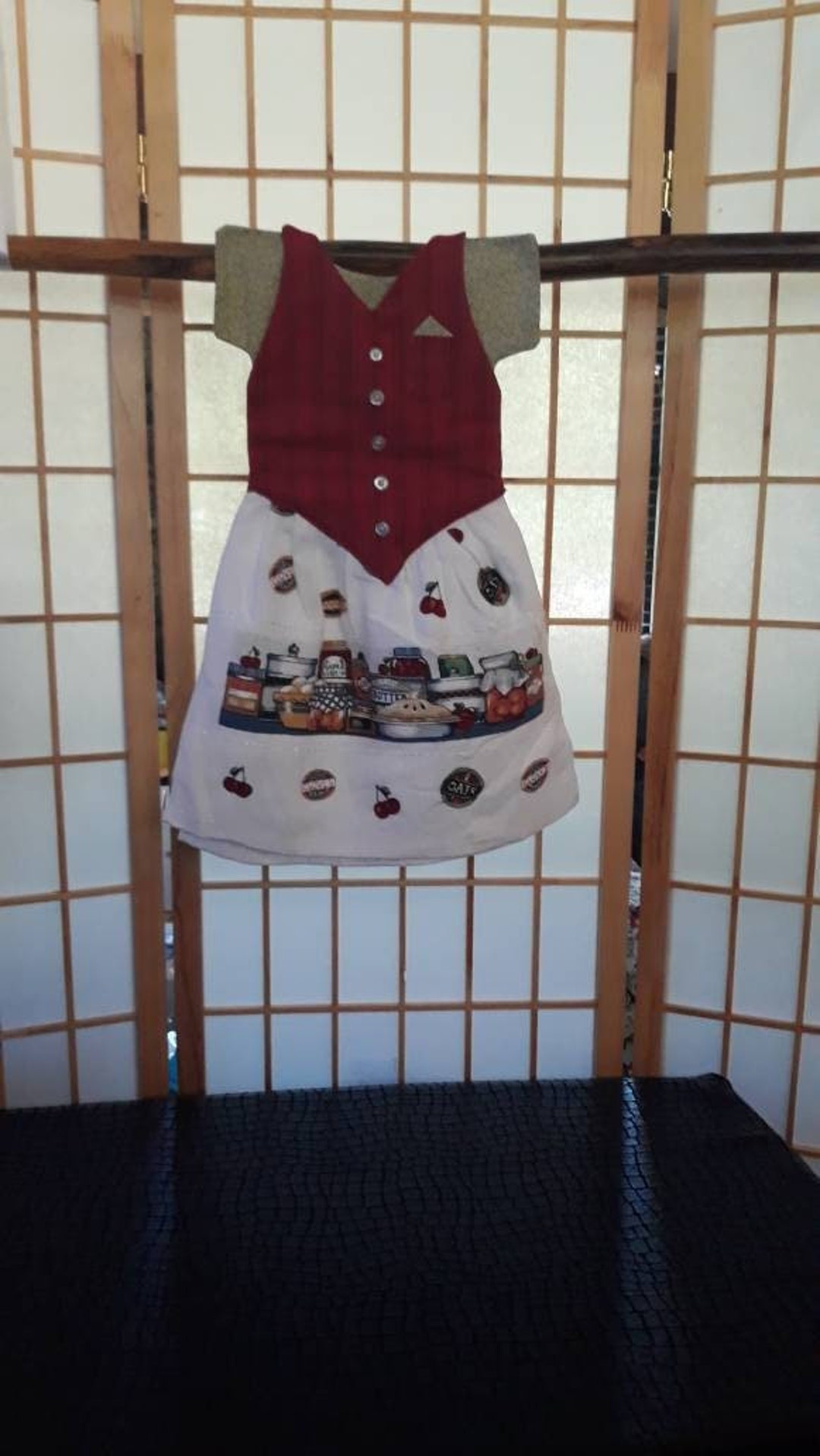 Baking Season Oven Door Kitchen Vest Towel Dress - Etsy